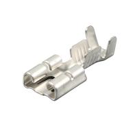 China Tinned Copper Double Wire Crimp Terminal with Dual Wire Connection and High Conductivity for Automotive Applications for sale
