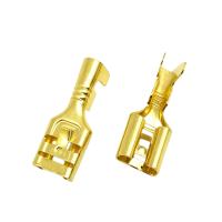China 6.3mm Tinned Copper Female Quick Disconnect Terminal for Automotive Wiring for sale