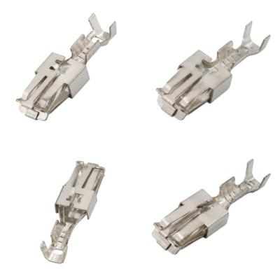 China Tin-Plated Female Box Terminal with Precision Stamping for Automotive Applications for sale
