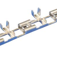 China Right-Angle Chain Terminal with Precision Stamping for Compact Automotive Connectors for sale