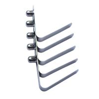 China Stainless Steel V-Shaped Push Button Spring Clip with Precision Stamping and V-Shaped Spring Design for sale