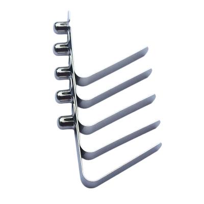 China Stainless Steel V-Shaped Push Button Spring Clip with Precision Stamping and V-Shaped Spring Design for sale