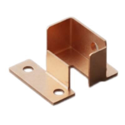 China High Conductivity Stamped Copper Terminal Bracket with Corrosion Resistance and Precision Stamping for sale