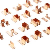 China High Conductivity Stamped Copper Terminal Bracket with Corrosion Resistance and Precision Stamping for sale