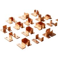 China High Conductivity Stamped Copper Terminal Bracket with Corrosion Resistance and Precision Stamping for sale