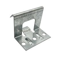 China Heavy Duty Outdoor Galvanized Steel Mounting Bracket - Corrosion Resistant Precision Stamped Angle Clip for sale