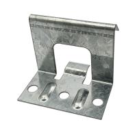 China Heavy Duty Outdoor Galvanized Steel Mounting Bracket - Corrosion Resistant Precision Stamped Angle Clip for sale