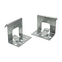 China Heavy Duty Outdoor Galvanized Steel Mounting Bracket - Corrosion Resistant Precision Stamped Angle Clip for sale