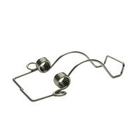 China Stainless Steel Double Torsion Spring with Custom Torque Requirements and High Fatigue Resistance for sale