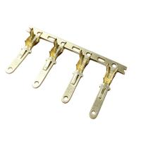 China Tin Plated Copper Crimp Terminals with High Conductivity and Precision Stamping for Automotive Wire Connectors for sale