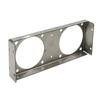 China Heavy Duty Double-Hole Sheet Metal Bracket with Corrosion Resistant Finish and Customizable Dimensions for sale