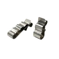 China SUS304 Stainless Steel Elastic Clip | Corrosion Resistant PV Cable Clamp with Tool-Free Installation for sale