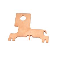 China High Conductivity Copper Conductive Connector Plate with Low Electrical Resistance for EV Battery Busbar via Precision Manufacturing for sale