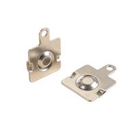 China Nickel-Plated Square Battery Contact Spring Plate with Precision Stamping for Corrosion Resistant Remote Control Instruments for sale