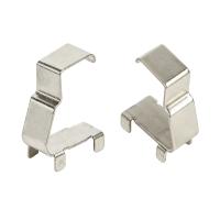 China Nickel Plated U-Shaped Conductive Battery Spring with Precision Stamped Elastic Structure for sale