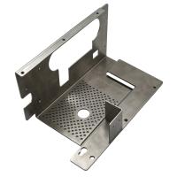 China Precision Stamped Carbon Steel Equipment Sheet Metal Installation Bracket with Customizable Dimensions for sale
