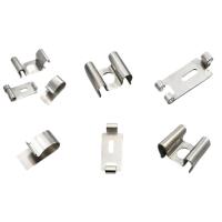 China Precision Stamped Stainless Steel Spring Contact Clip with Stable Spring Contact Force and Anti-Corrosion for Automotive Electronics for sale