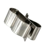 China Durable Stainless Steel Solar Cable Retaining Clip with Corrosion Resistance and Precision Stamping for PV Systems for sale