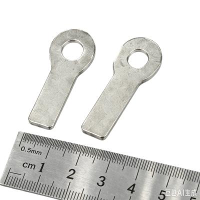China Precision Stamped Single-Hole Flat Terminal Lug with High Conductivity and Customizable Dimensions for sale