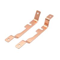 China Customizable Geometry Phosphor Bronze Terminal with High Electrical Conductivity via Precision Progressive Stamping for sale