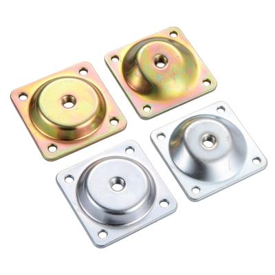 China Custom Metal Stamping Parts with 0.5 - 16mm Thickness in Carbon Steel, Stainless Steel, Aluminum and Chroming Nickel Plating for sale