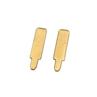 China Nickel-Plated Brass PCB Terminal for 2.8mm and 110 Series Quick-Connect Connections for sale