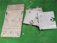 China Large Size Progressive Die Press Thick Removable Back Plate Stamping With Many Holes for sale