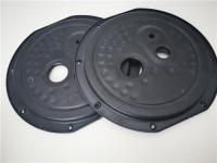China Aluminum Electric Cooker Heating Baseplate Metal Stamping Parts With Black Powder Painting for sale
