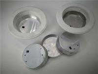 China Deep Drawing Metal Stamping Parts Aluminum Led Light Housing Heatsink Middle Plate for sale