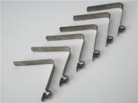 China Emboss Button Metal Stamping Parts Single Side Spring Clip For Clutch Fin Spring for sale