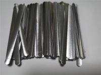 China 0.5mmx5mmx90mm Stamping Aluminum Nose Bridge For Face Mask for sale