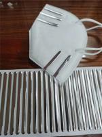 China 0.5mmx5mmx90mm Stamping Aluminum Nose Bridge For Face Mask for sale