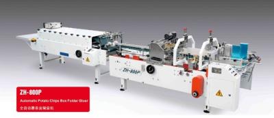 China ZH-800P super quality gluing machine for fried chips boxes for sale