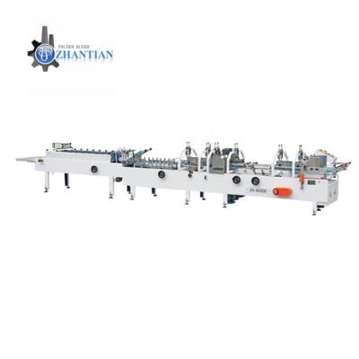 China ZH-800CD high speed auto folder gluer machine for CD boxes for sale