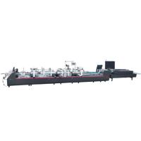 China ZH-QH super speed 4/6 corner box folding gluing machine for sale