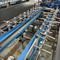 China Straight Line Box Folder Gluer Machine | Automatic RSC Carton Folder Gluer | High-Speed Economic Carton Box Gluing Machine for Folding Carton for sale