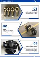 China Customized OE NO. Personalized Adjustable Trailer Hitch Coupling Device for Draw Bar Eye 40mm for sale