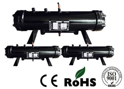China Water Type Sea Water Condenser , Finned Tube Heat Exchanger With Straight Pipes for sale