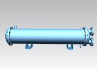 China R407C Refrigerant 50HP Shell And Tube Evaporator for sale