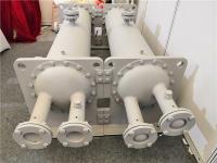 China Double Circuit Copper Tube Flooded Heat Exchanger for sale