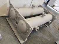 China Double Circuit Copper Tube Flooded Heat Exchanger for sale