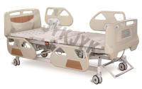 China Hi Low Tilting Intensive Care Unit Bed Heavy Duty Hospital Bed Coated Steel for sale