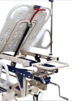China Integrated Adjustable Hospital Patient Trolley Stretcher With Backrest for sale