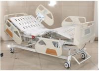 China Hi Low Tilting Intensive Care Unit Bed Heavy Duty Hospital Bed Coated Steel for sale