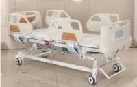 China Hi Low Tilting Intensive Care Unit Bed Heavy Duty Hospital Bed Coated Steel for sale
