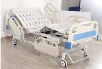 China Semi Fowler Adjustable Hospital Bed Central Locking Castors ISO13485 Compliant for sale