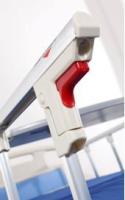 China Hydraulic MOTECK Motorized Adjustable Hospital Bed Medical Grade 250kg With Footboards for sale