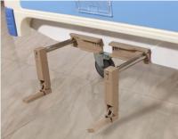 China ODM ABS Detachable Hospital Bed Trolley For ICU 4 Section for sale