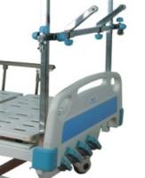 China Orthopedic Three Crank Single Adjustable Hospital Bed Medical Cot Double Traction for sale