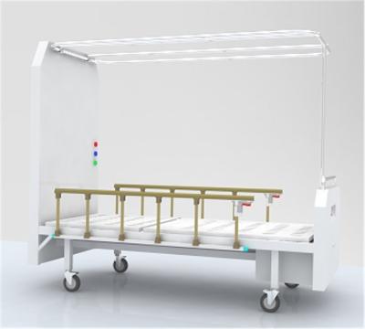 China Hospital Isolation Electric Medical Bed Equipment With Air Purify Ventilator OEM for sale